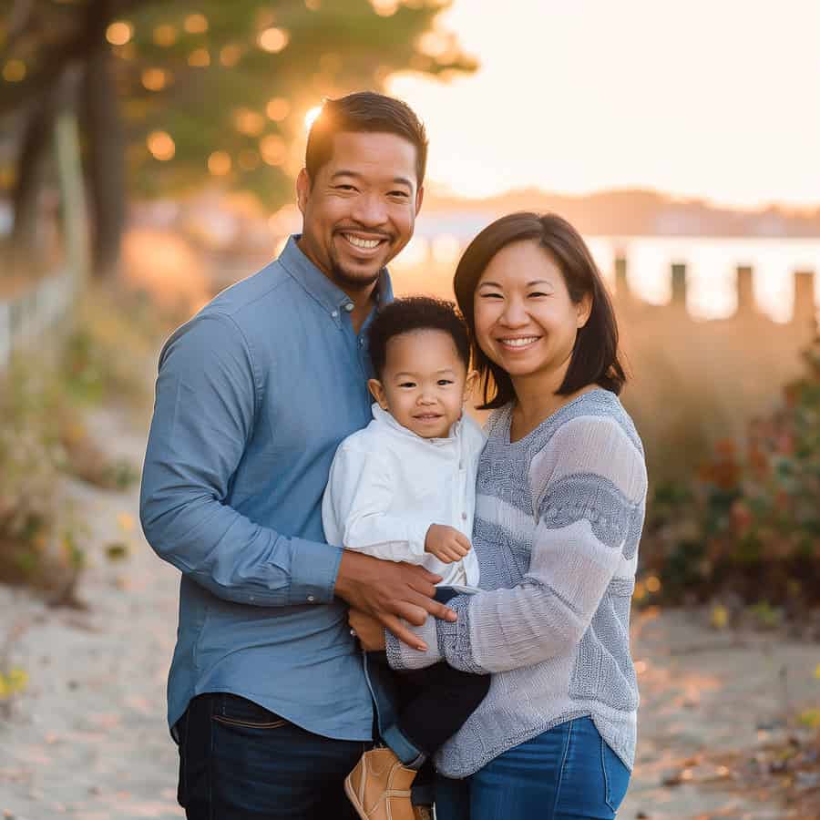 Blue Hues: How To Pick Family Photo Outfits This Fall!